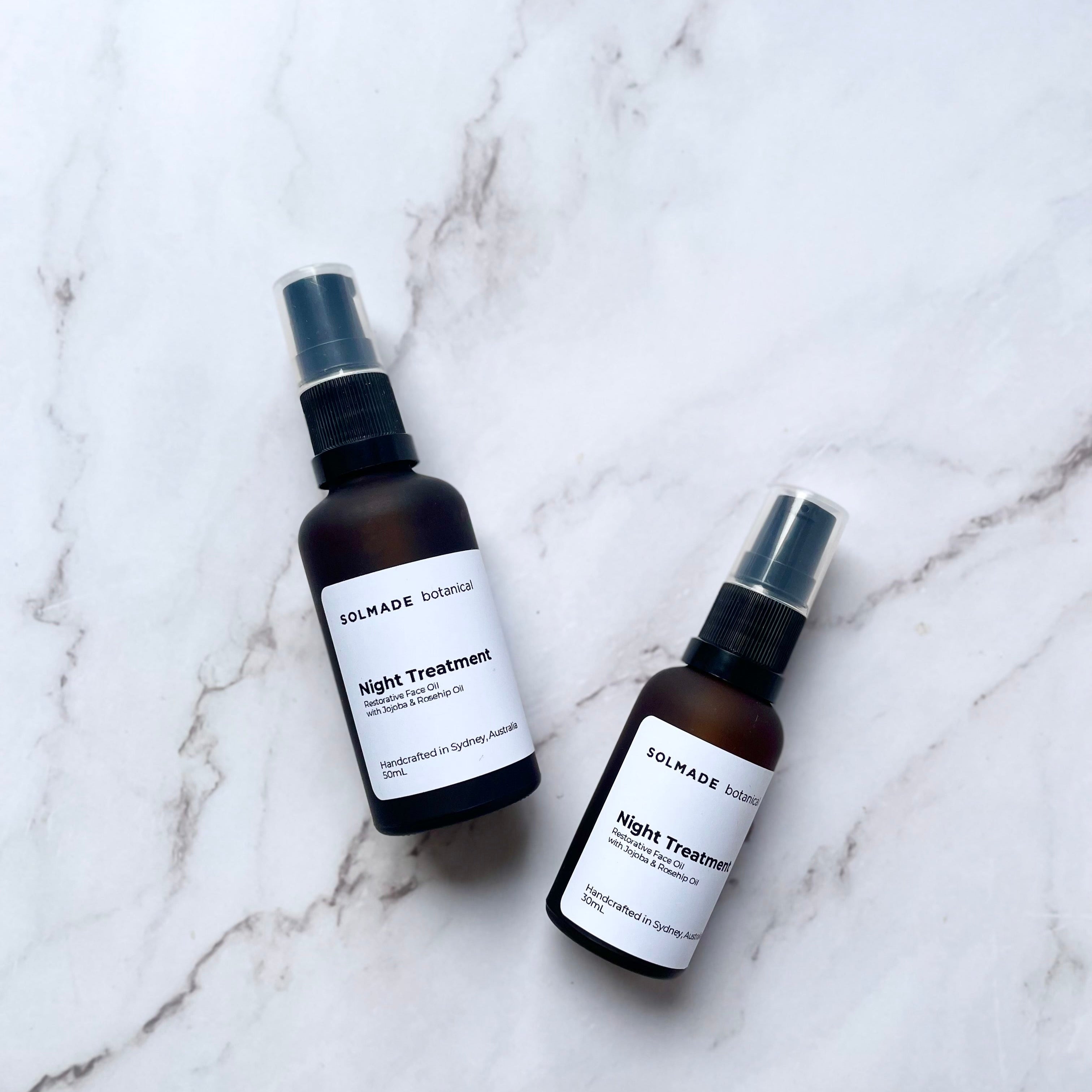 Night Treatment Face Oil – Restorative Night Serum with Rosehip ...