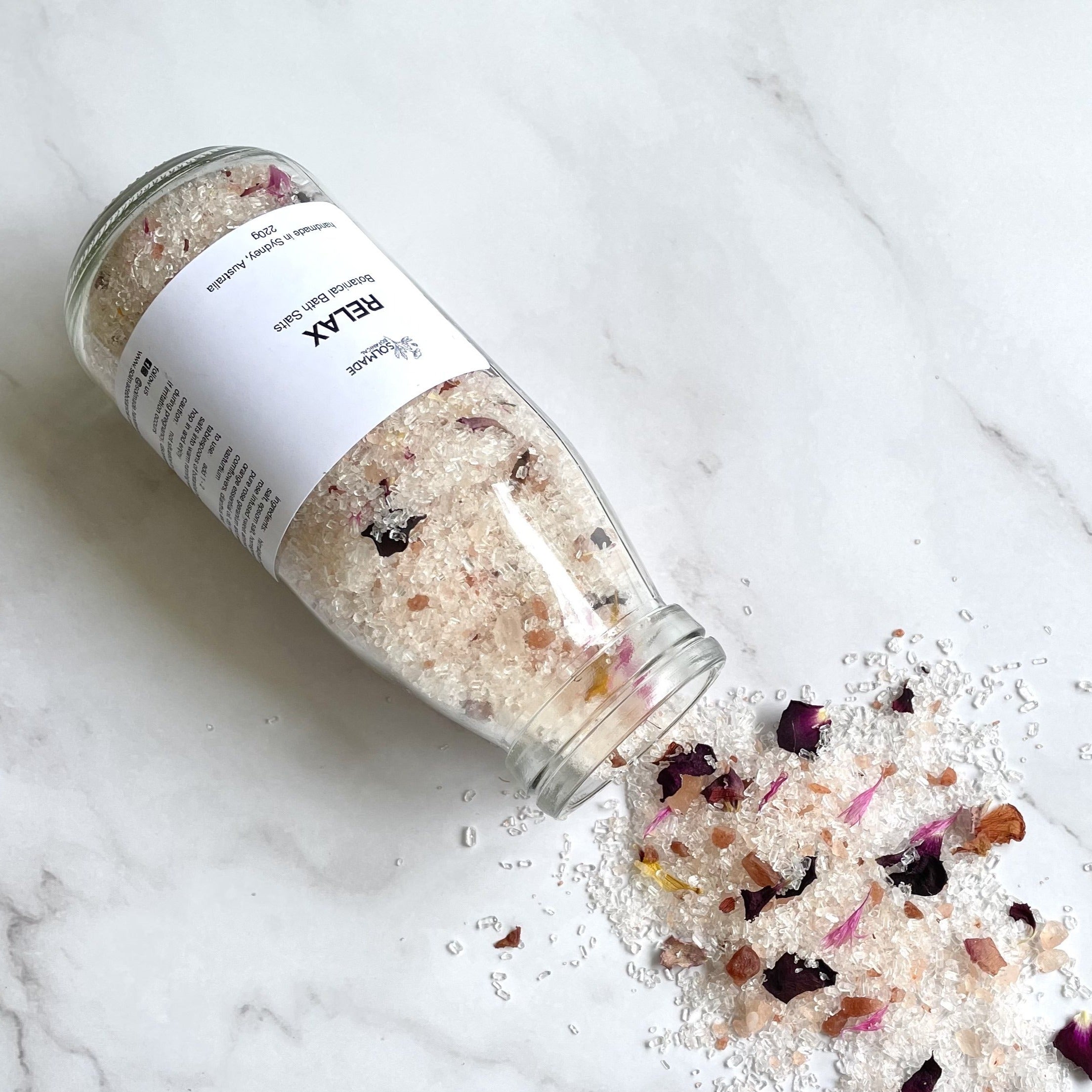 Relax Botanical Bath Salts – Solmade Botanical